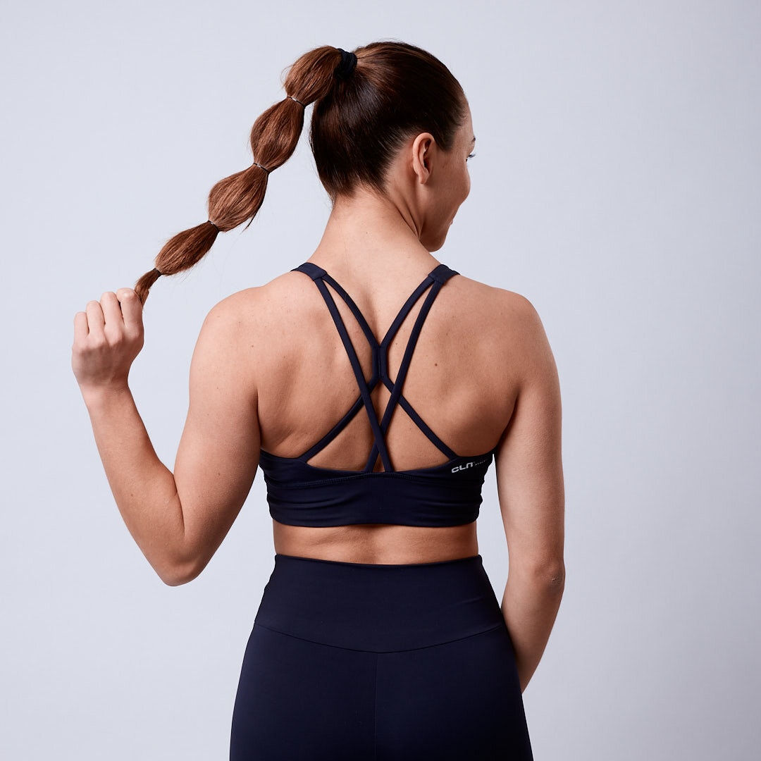 Pep sports bra Night blue – CLN Athletics